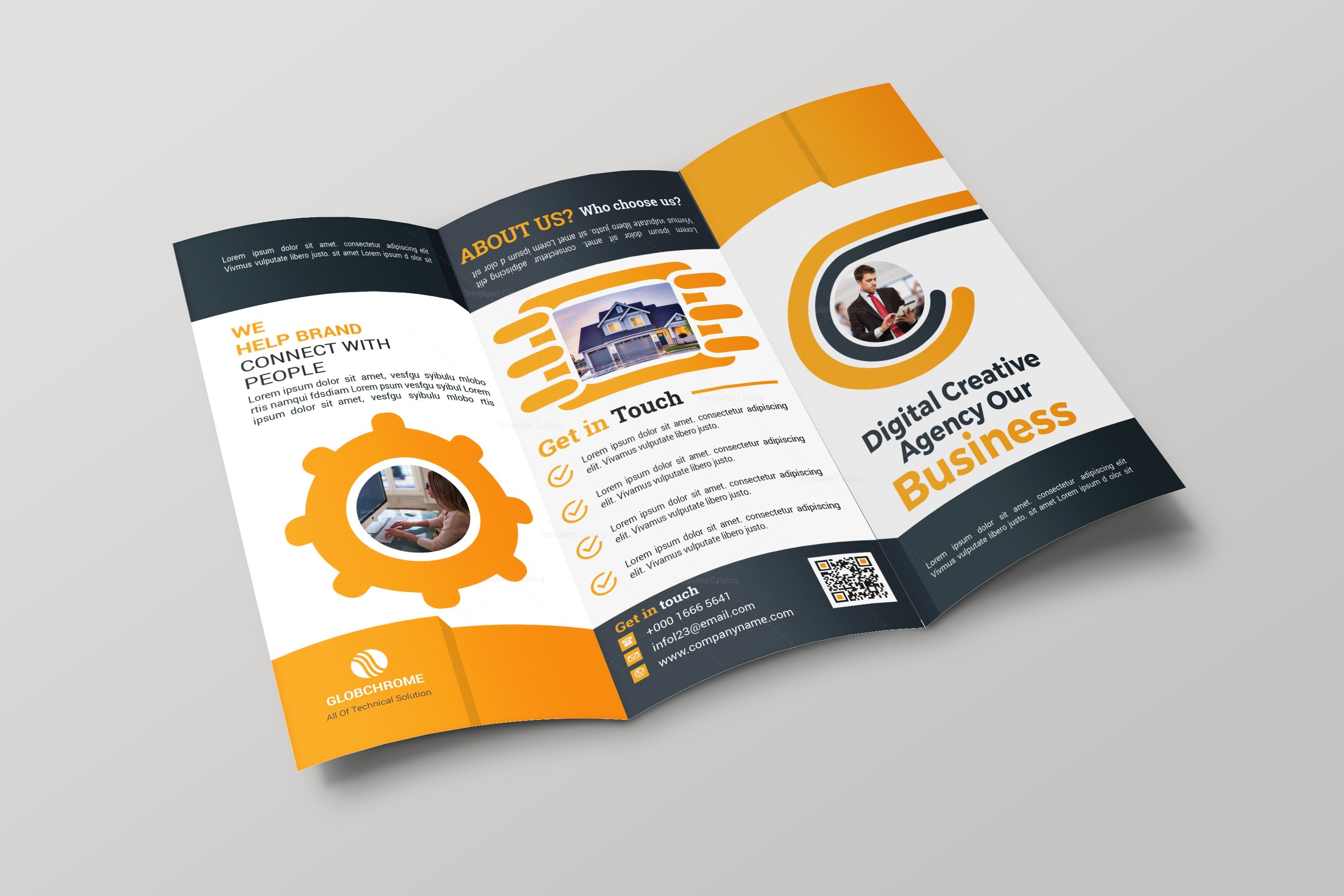 Alabama Professional Tri-fold Brochure Design Template - Template ...