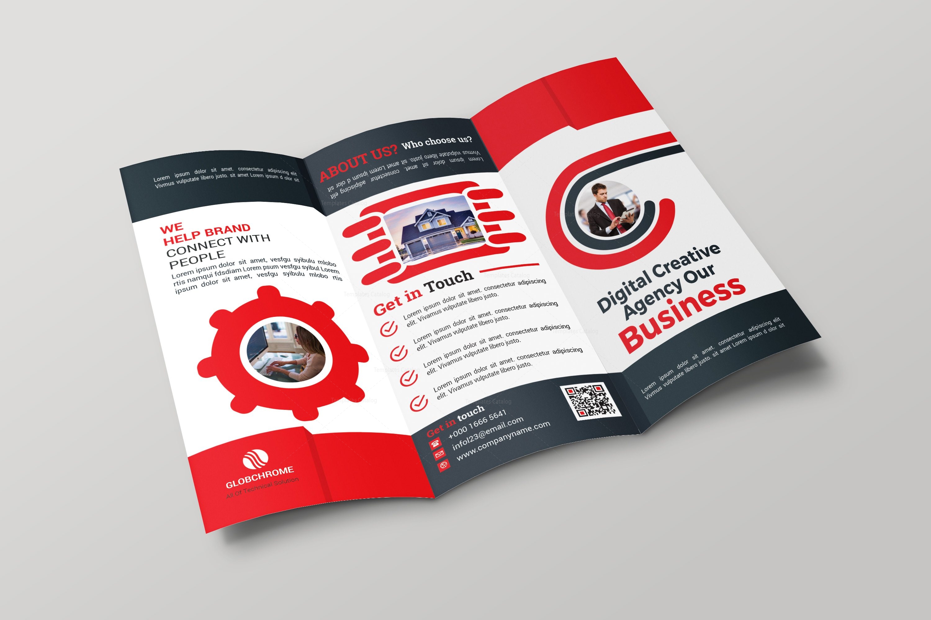 Alabama Professional Tri-fold Brochure Design Template - Template ...