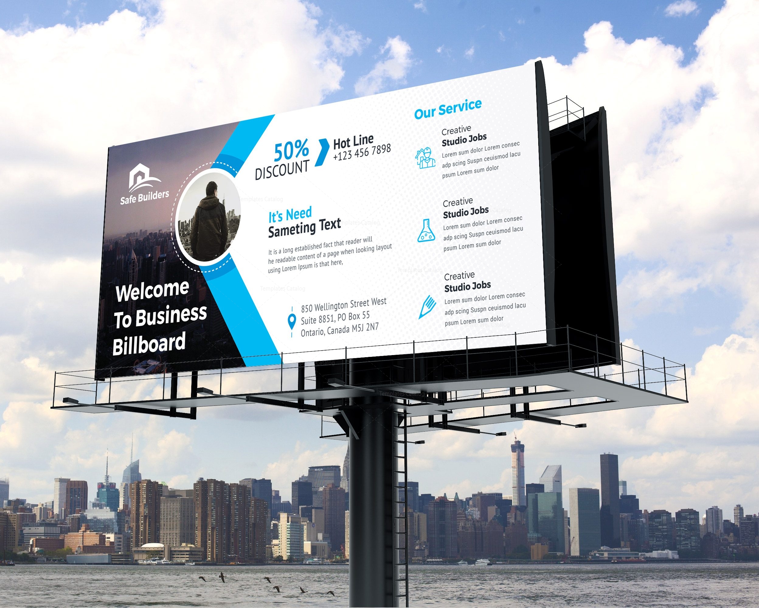 Billboard Banner Design - Template Paradise | Graphic Templates Store