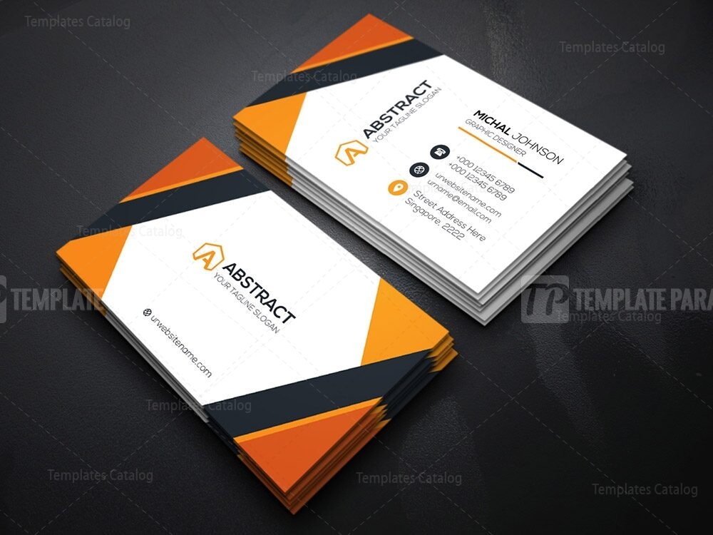 Classy Business Card Template - Template Paradise | Graphic Templates Store