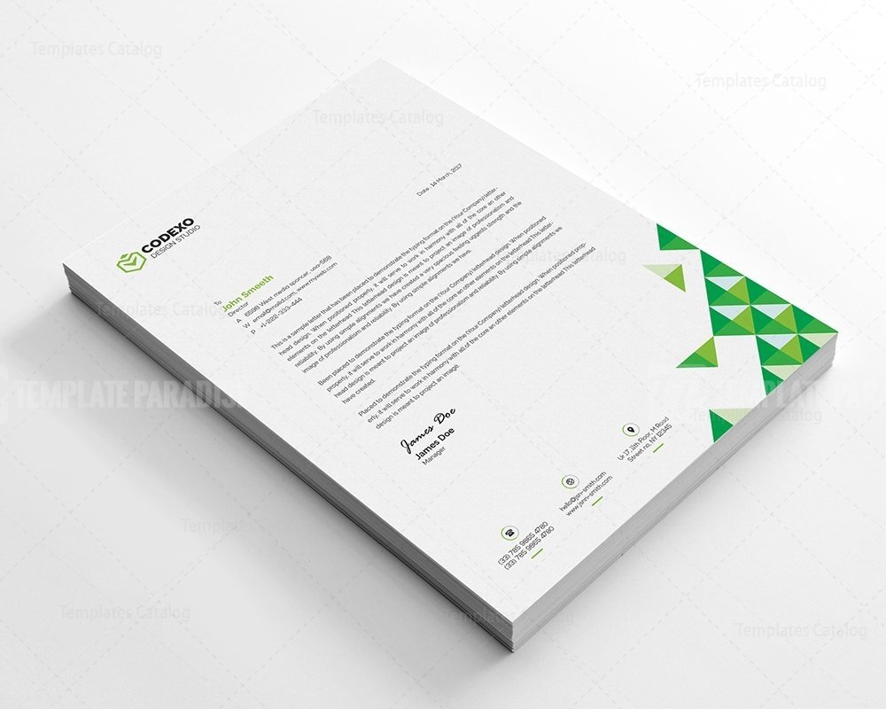 Classy Letterhead Template - Template Paradise | Graphic Templates Store
