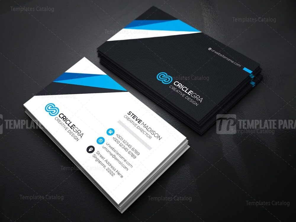 Creative Director Business Card Template - Template Paradise | Graphic ...