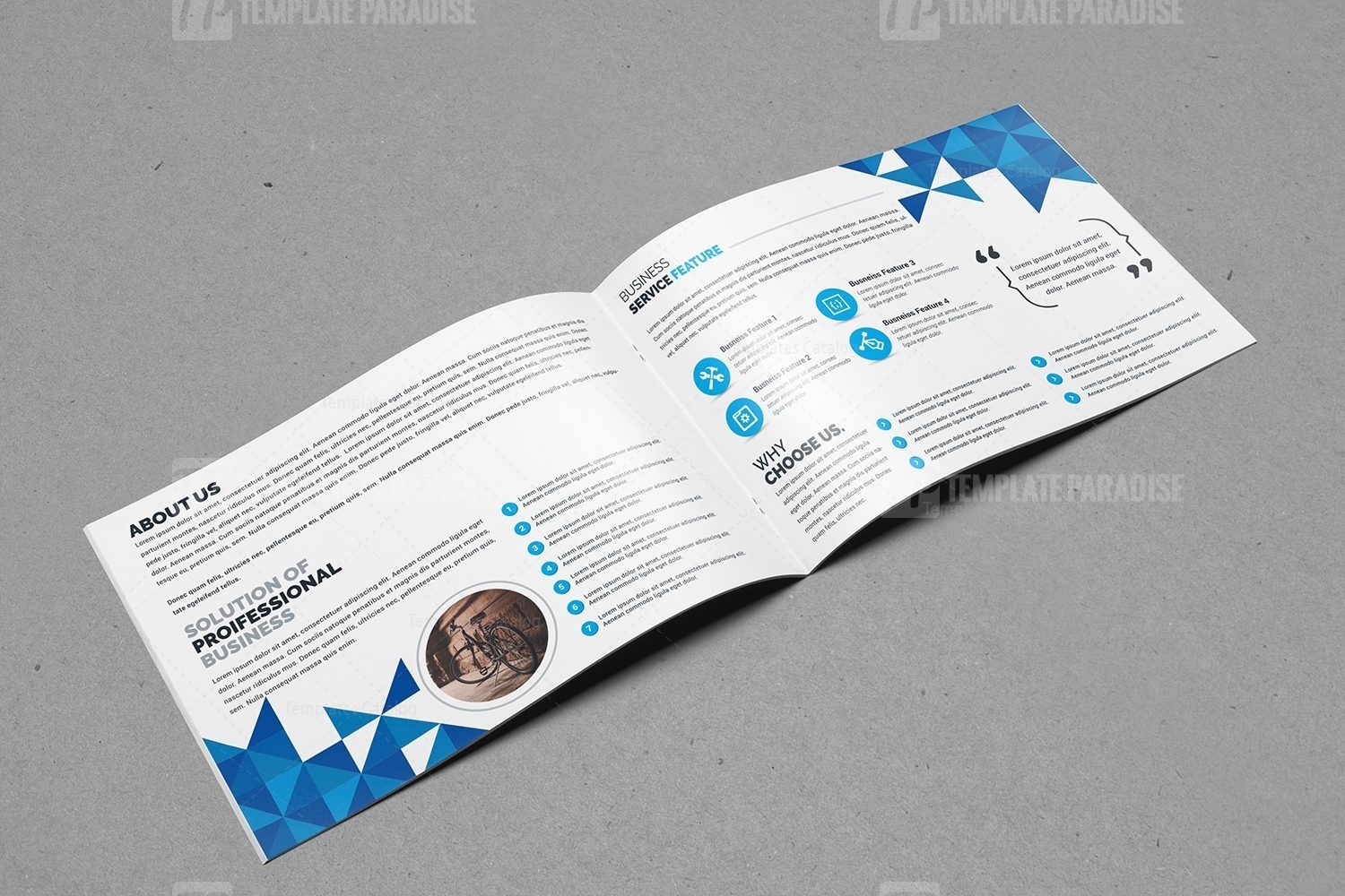 Landscape Brochure - Template Paradise | Graphic Templates Store