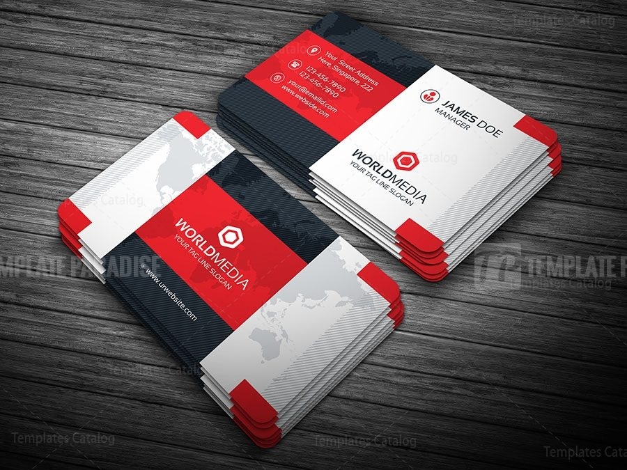 Modern Pro Business Card Template - Template Paradise | Graphic ...