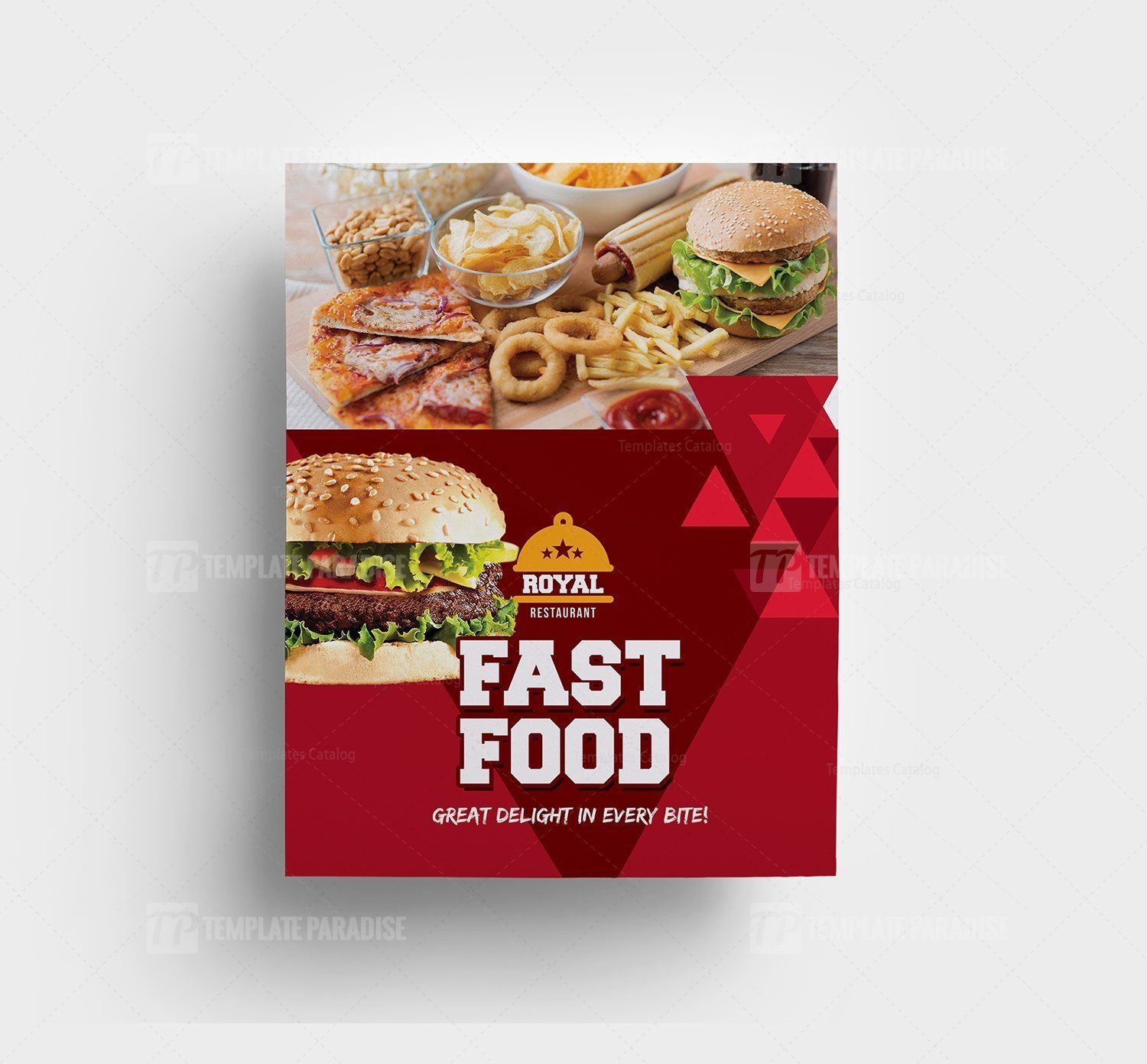 Premium Food Menu Template - Template Paradise | Graphic Templates Store