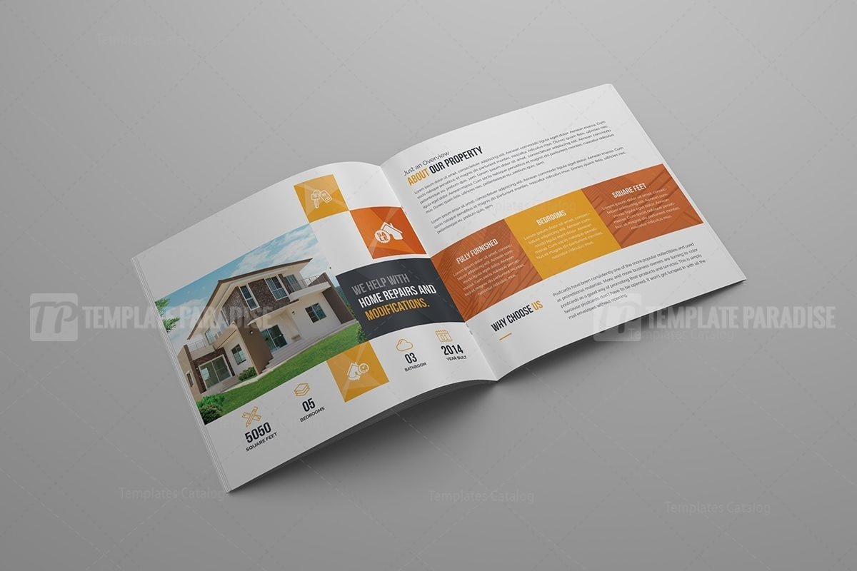 Real Estate Brochure Templates - Template Paradise | Graphic Templates ...