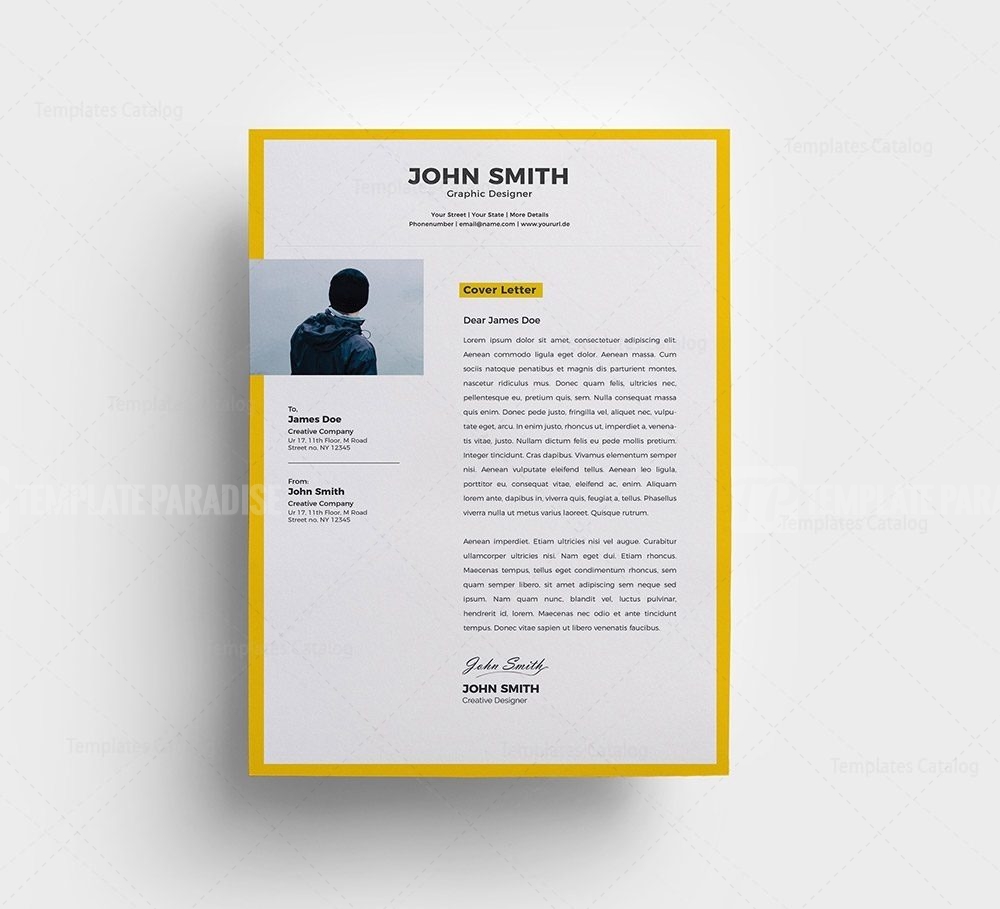 Sleek Resume Template - Template Paradise | Graphic Templates Store
