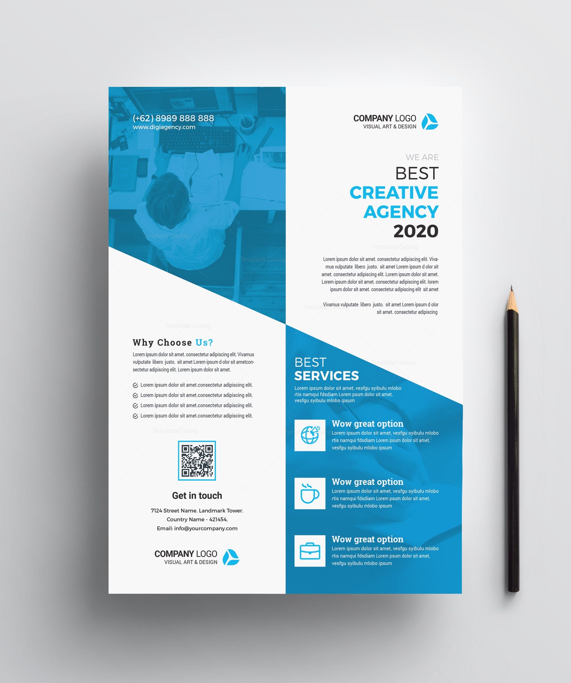 Stunning Print Flyer Template - Template Paradise | Graphic Templates Store