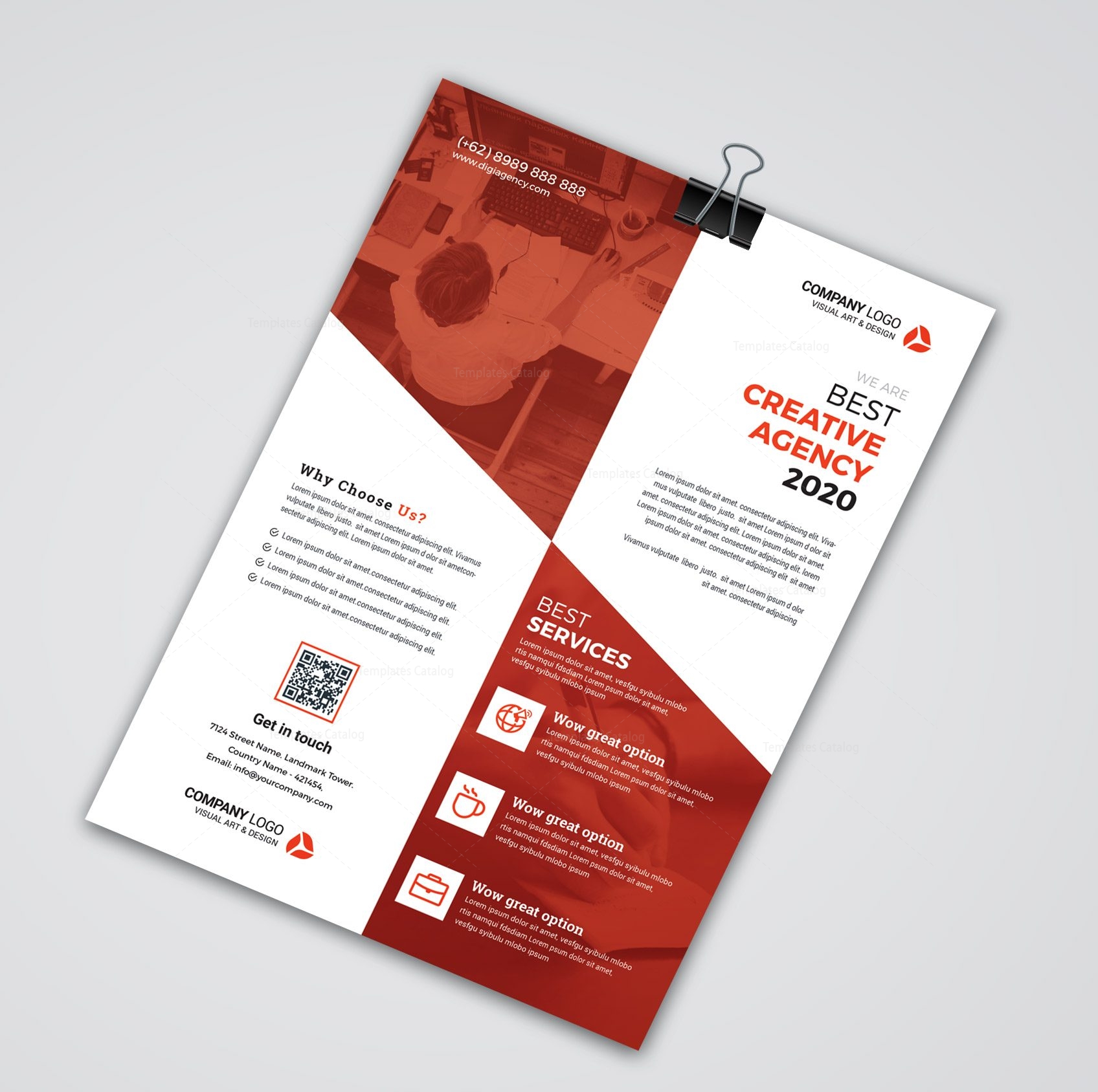 Stunning Print Flyer Template - Template Paradise | Graphic Templates Store