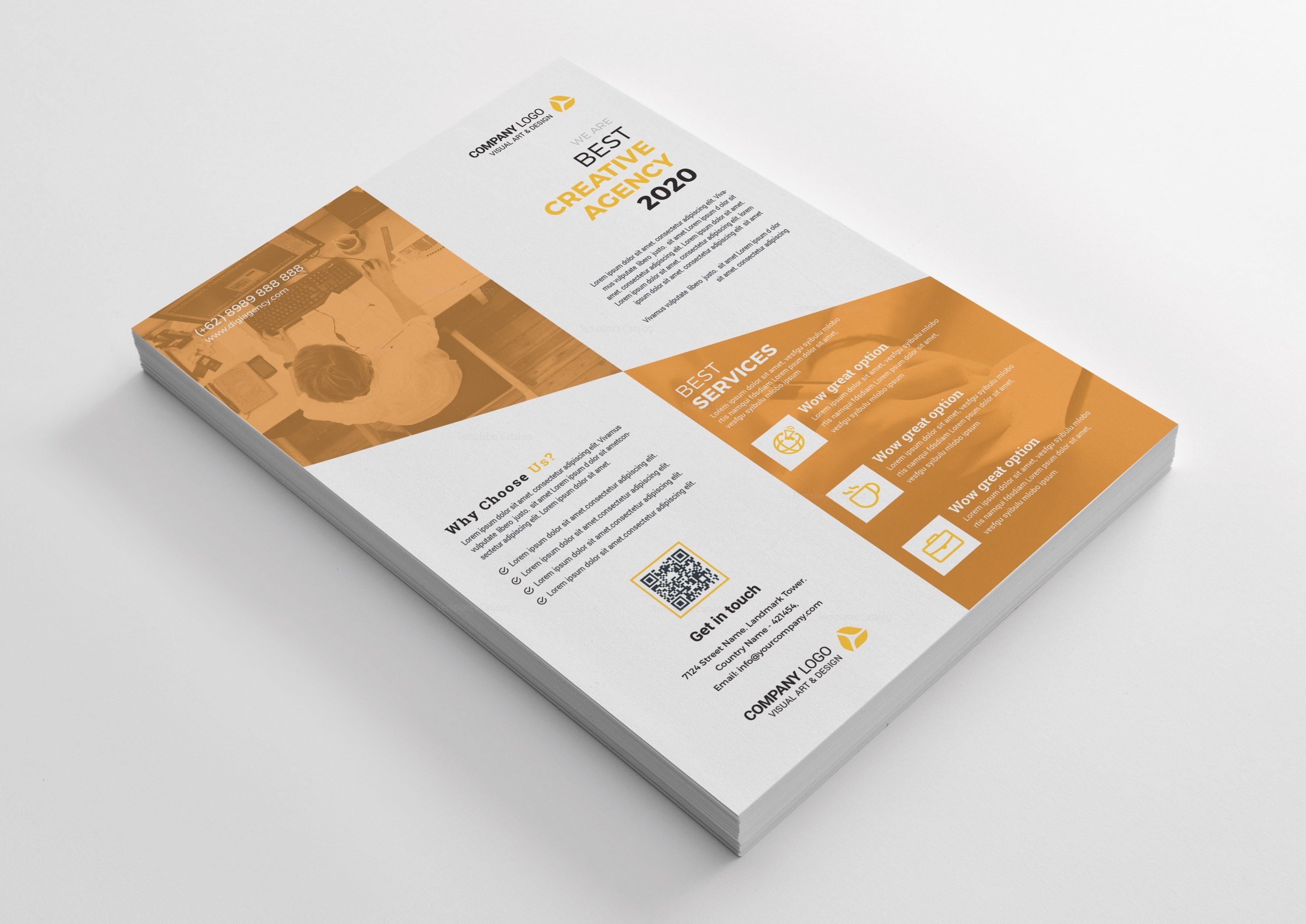 Stunning Print Flyer Template - Template Paradise | Graphic Templates Store