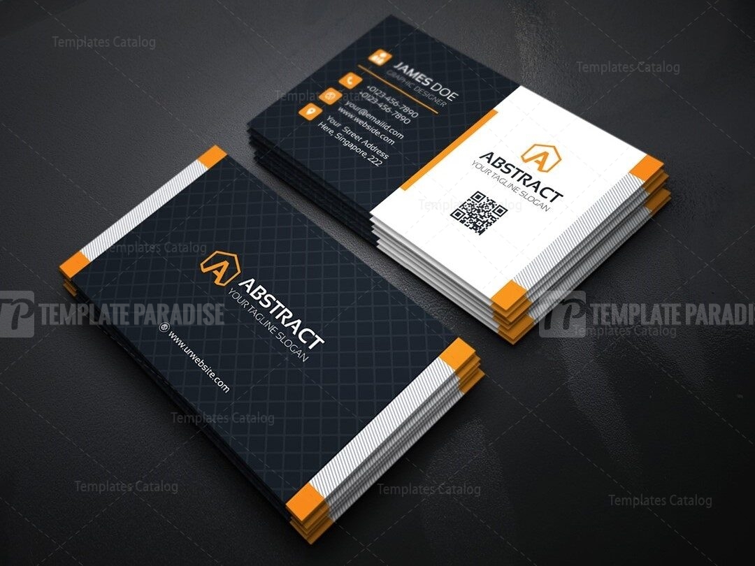 Stylish Business Card Design Template - Template Paradise | Graphic ...