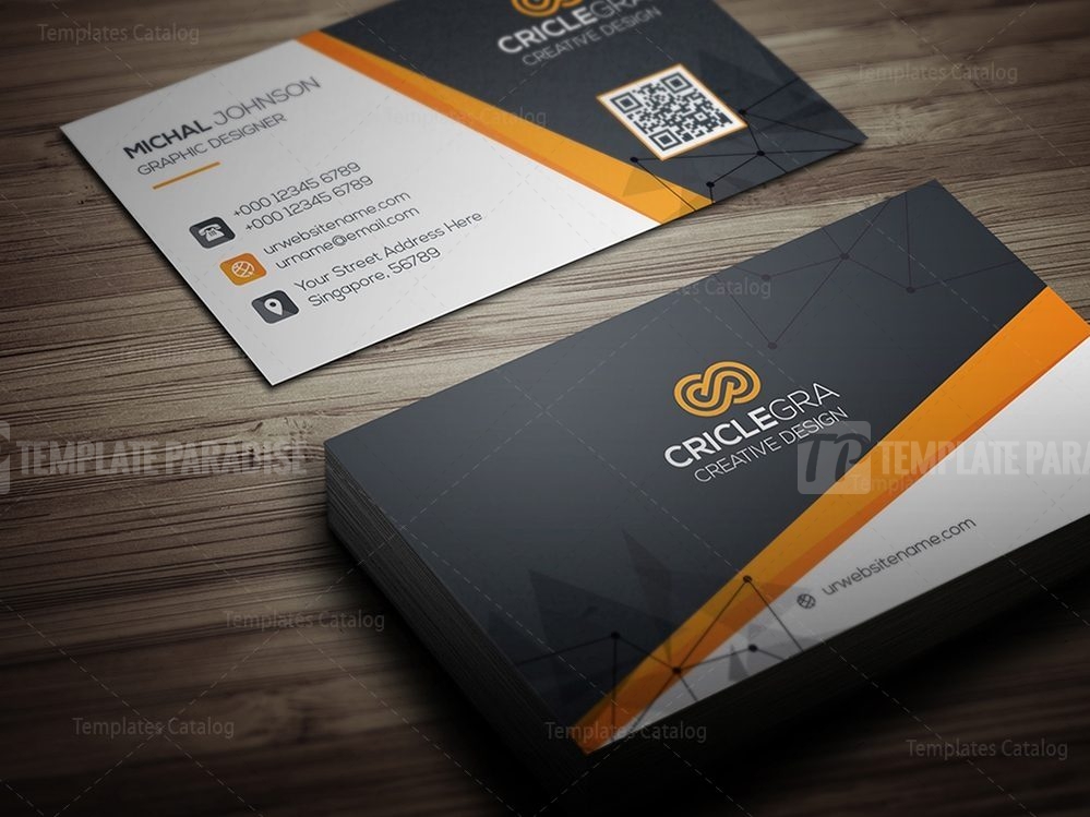 Technology Visiting Card Template - Template Paradise | Graphic ...