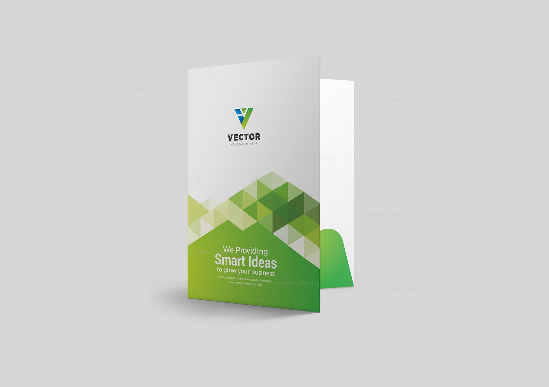 Vector Presentation Folder Design Template - Template Paradise ...