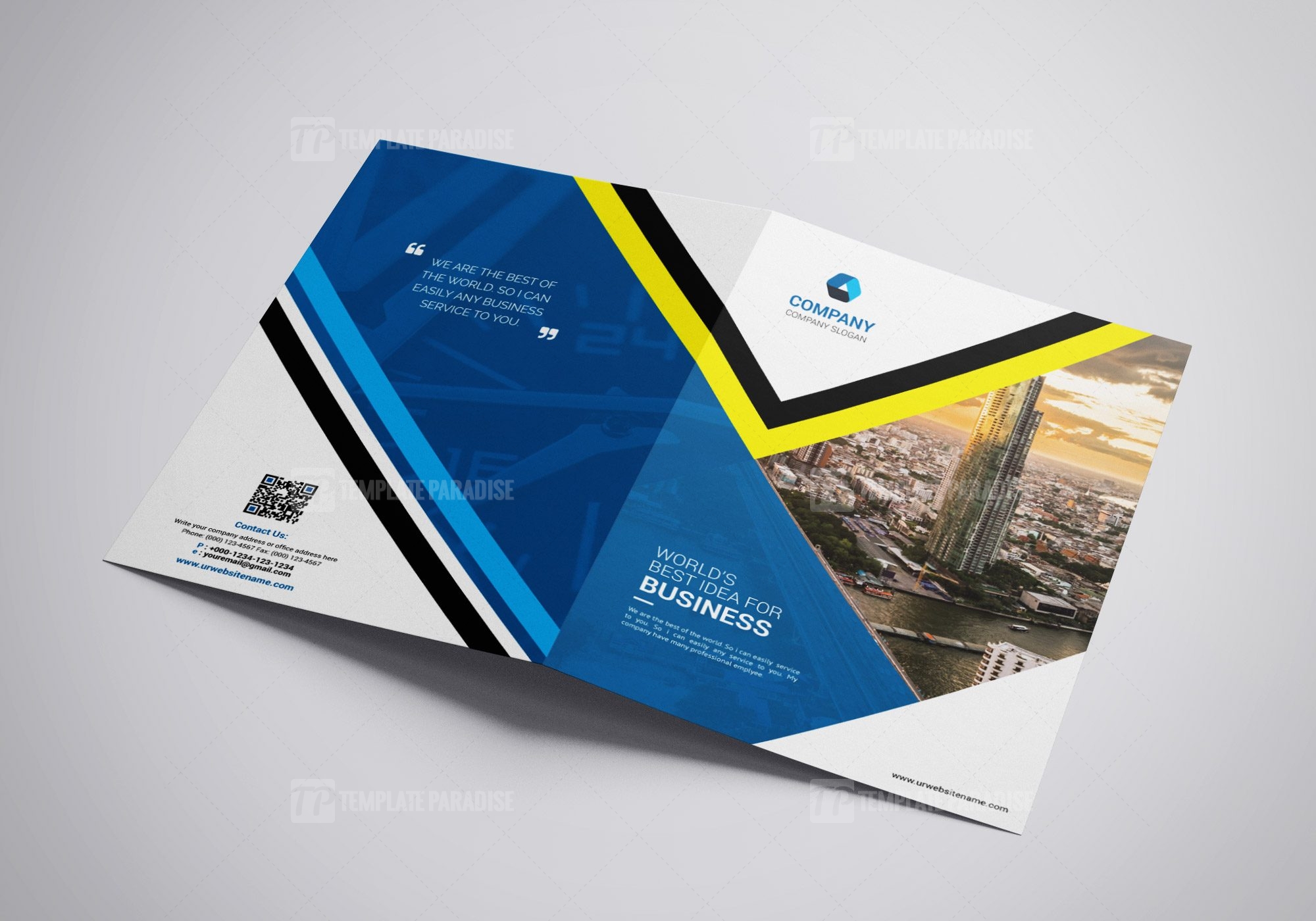 Print Ready Brochure Template - Template Paradise | Graphic Templates Store
